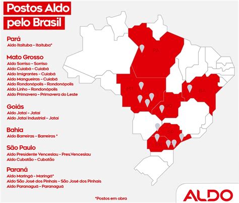 Encontre Um Posto Aldo Grupo Aldo