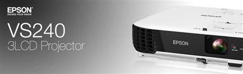Epson Vs240 Svga 3lcd Projector 3000 Lumens Color