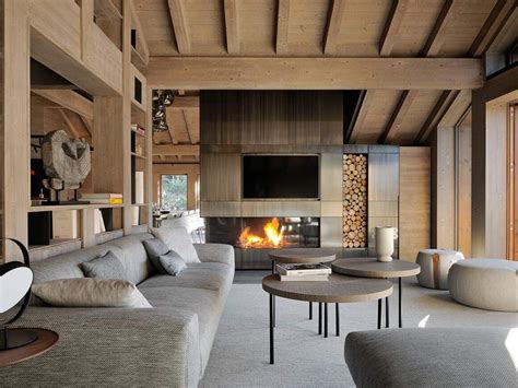 Un Chalet Conjugué à Toutes Les Matières Design De Chalet Chalet