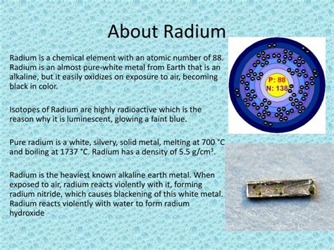 Ppt Radium Powerpoint Presentation Id2424142