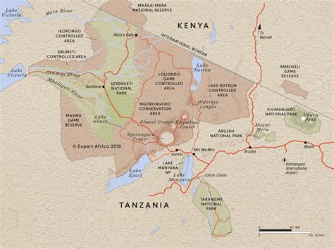 Arusha National Park Map Arusha National Park Zmif