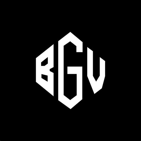 Bgv Letter Logo Design With Polygon Shape Bgv Polygon And Cube Shape