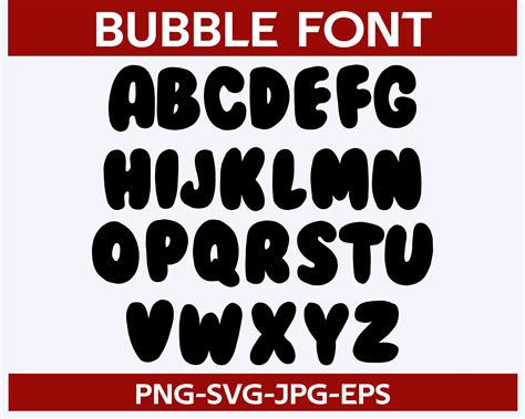 Bubble Letters Font Canva