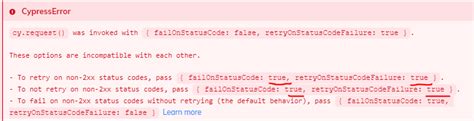 Error Message For Cyrequest Options Says Conflicting Things · Issue