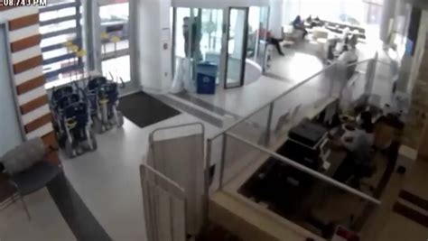 Chilling Cctv Shows Dad Rush Son 6 He Forced To Run On Treadmill Into