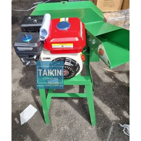Mini Grass Leaf Chopper Mesin Pemotong Daun Rumput 7 5hp Engine Shopee Malaysia