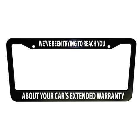 Funny License Plate Frames Monkey Feet Graphics