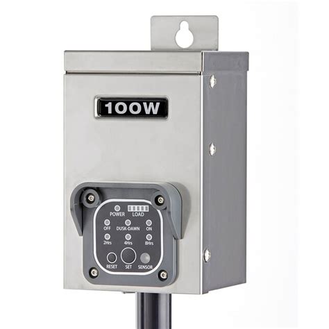 Volt 100 Watt 120 Volt Multi Tap Landscape Lighting Transformer With