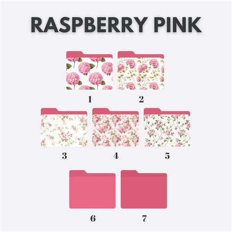 Pink Macbook Folder Icons Floral Pastel Pink Folder Icons For Mac