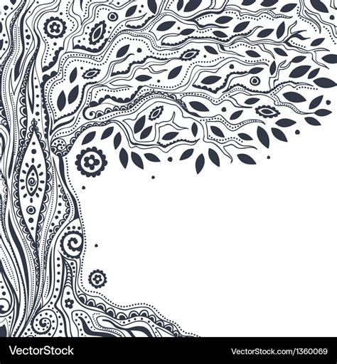 Tree Symmetrical Vector Images Over 600