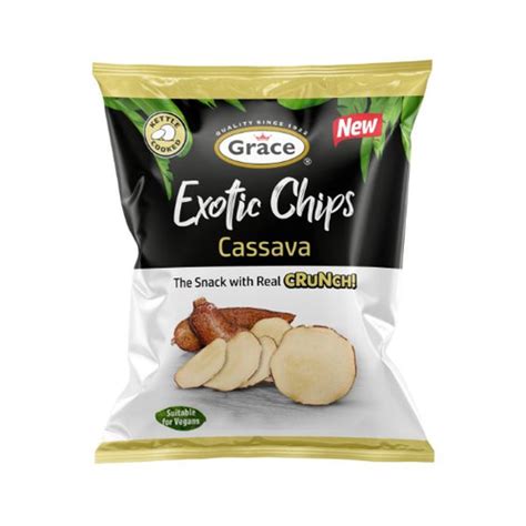 Grace Exotic Chips Cassava Funnybones Foodservice