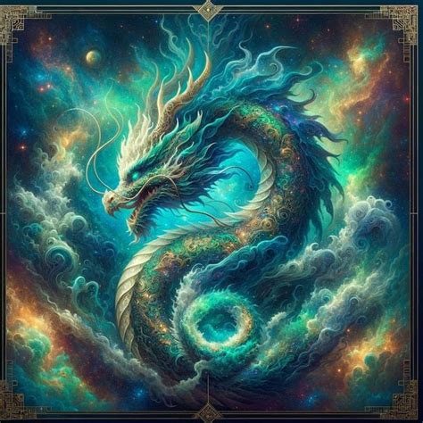 Premium Photo Celestial Dragons Cosmic Dance Dragon Artwork Fantasy