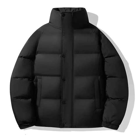 Winter Outdoor Hiking Down Jacket For Men Stand Collar Windproof Down