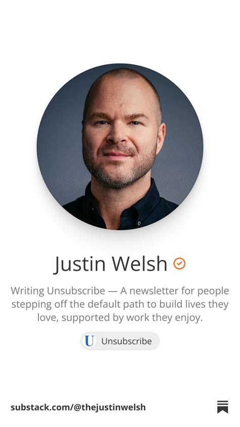 Justin Welsh Substack