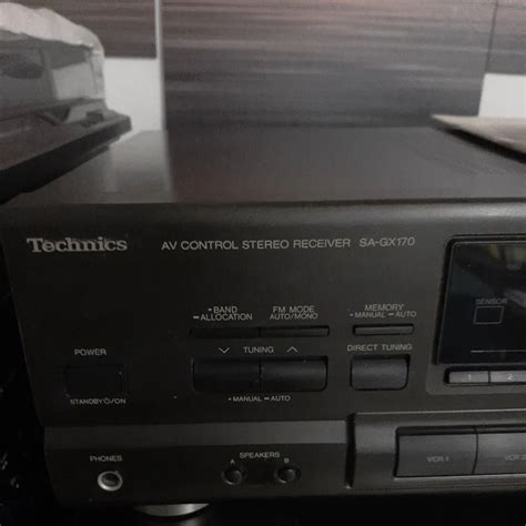 Technics Sa Gx 170 Stereo Receiver Original Fb Andbedienungsanleitung Top