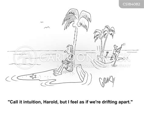 Drifting Apart Cartoons And Comics Funny Pictures From CartoonStock