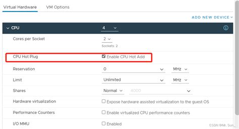 Vmware虚拟机热添加cpu与内存 Dier 博客园