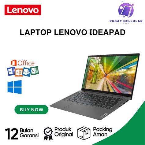 Jual Laptop Lenovo Ideapad Intelcore I Ram Gb Hdd Tb Windows Free Office Free Tas