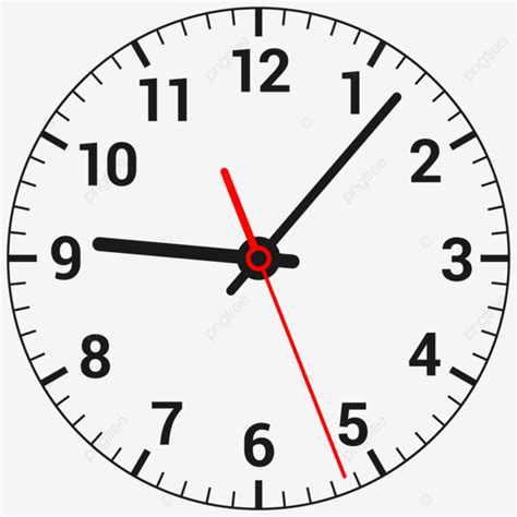 Gambar Analog Walll Menonton Clipart Di Latar Belakang Transparan Jam