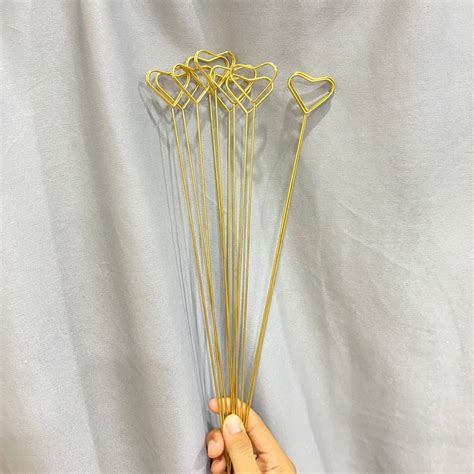 1pc Gold Stick Card Stick Bunga Stick Greeting Cards Gagang Ucapan B