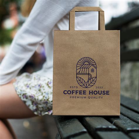 Trends Medium Flat Handle Paper Bag Portrait