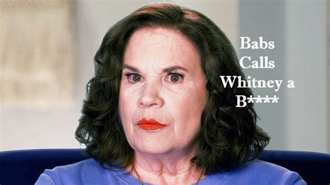 My Big Fat Fabulous Life Babs Thore Calls Whitney A B Video