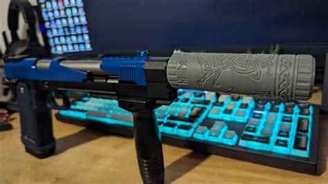 3d Printable Airsoft Suppressor Viking Inspired • Made With P1s・cults