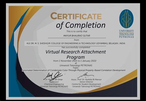 Mayur Sutar On Linkedin Finally Received A Certificate Of Completion