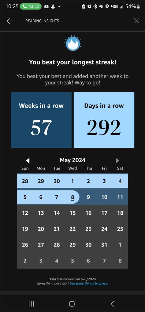 Whats Your Longest Streak R Kindle