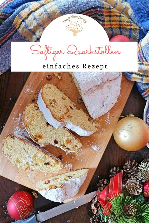 Quarkstollen Backen Rezept Für Saftigen Stollen Ohne Hefe Rezept