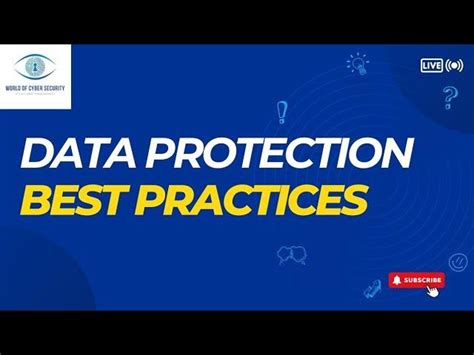 World Of Cyber Security On Linkedin Data Protection Best Practices