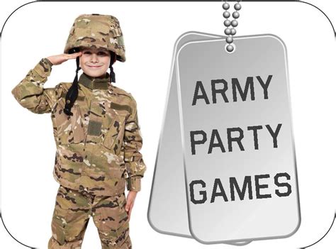 Army Party Games And Ideas Plus Printable Military Party Supplies