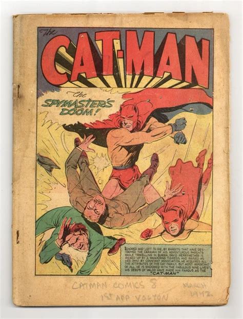 Catman Comics 8 Sans Couverture 0 3 1942 Eur 333 44 Picclick Fr