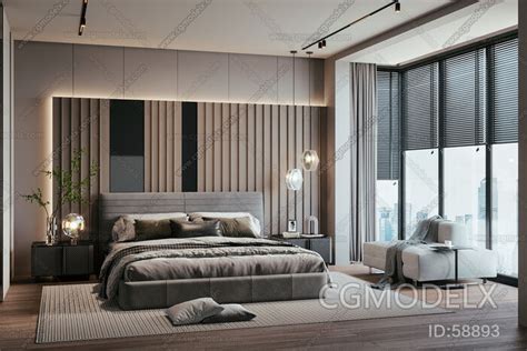 Modern Bedroom 3d Model Bedroom Cgmodelx