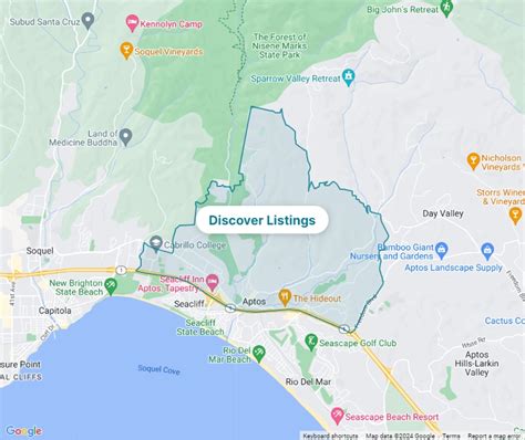 Aptos California Map Aptos Cannabis Dispensary With Delivery Services
