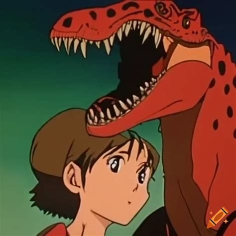 Key Visual Of 1993 Anime Ova Jurassic Park