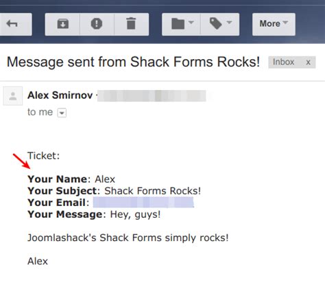 how to send an email copy to a shack form sender joomlashack