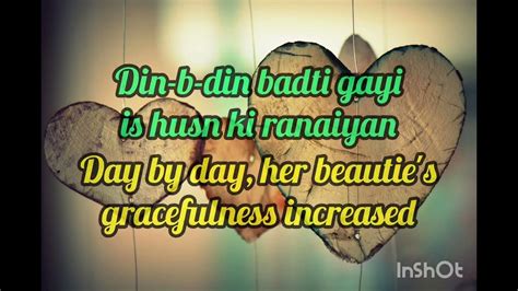 Rafta Rafta Vo Mere Lyrics English Translation Mehandi Hassan