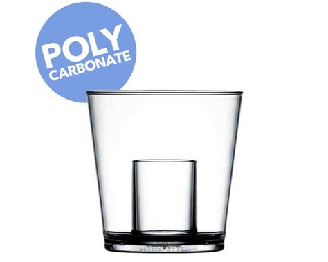 Elite Polycarbonate Bomber Shot Glass With 25ml Inner Ce