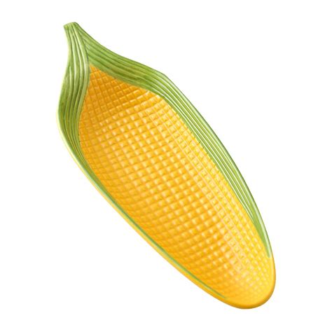 Corn Holder Ceramic Serving Corn Shape Dishes Ceramic Dining Table