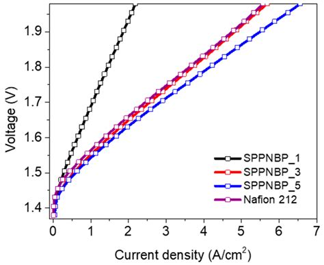 Multi Block Copolymer Membranes Consisting Of Sulfonated Poly P Phenylene And Naphthalene