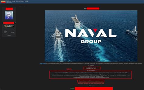Naval Group Target Of Cyber Attack