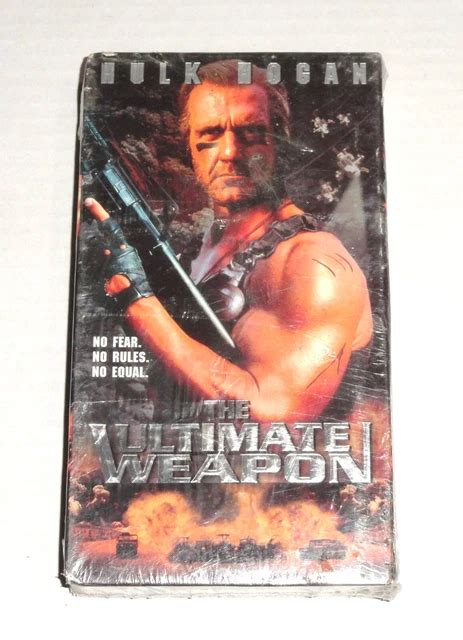 Nos Sealed “the Ultimate Weapon” Starring Hulk Hogan Screener Vhs