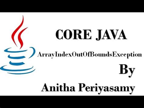 Arrayindexoutofbounds Exception Java Programming Youtube