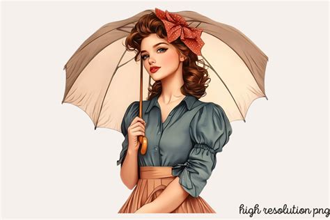 Vintage Retro Girls Clipart Png 5308818 Vintage Retro Girls Clipart Png 5308818