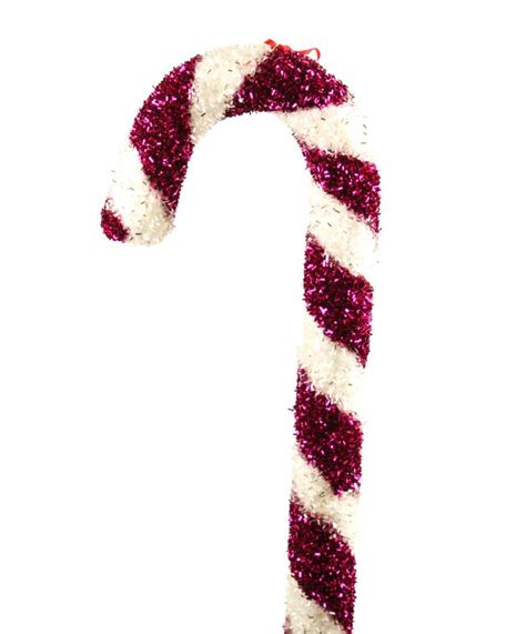 Christmas Jumbo Candy Cane 16 Fuchsia White Trevor Green Floral
