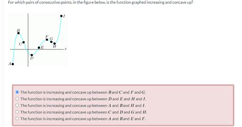 Solved For Which Pairs Of Consecutive Points In The Figure