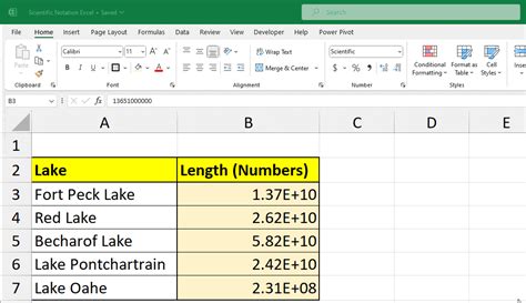 How To Use Scientific Notation In Excel