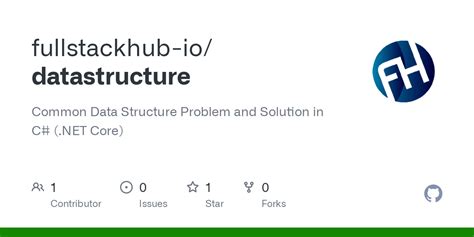 GitHub Fullstackhub Io Datastructure Common Data Structure Problem And Solution In C NET Core
