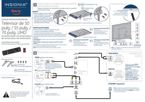 Insignia 43 Class F50 Series Led 4k Uhd Smart Fire Tv User Manual